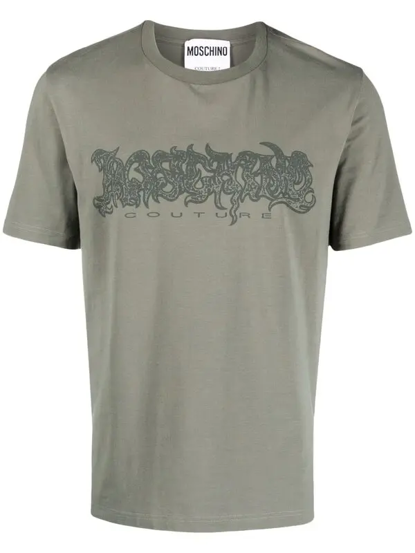 Moschino Logo-print Stretch-cotton T-shirt