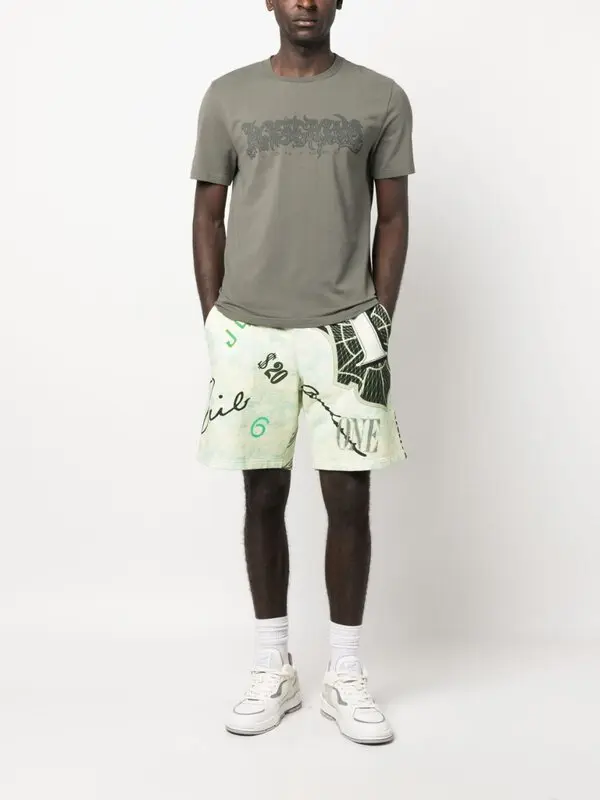 Moschino Logo-print Stretch-cotton T-shirt