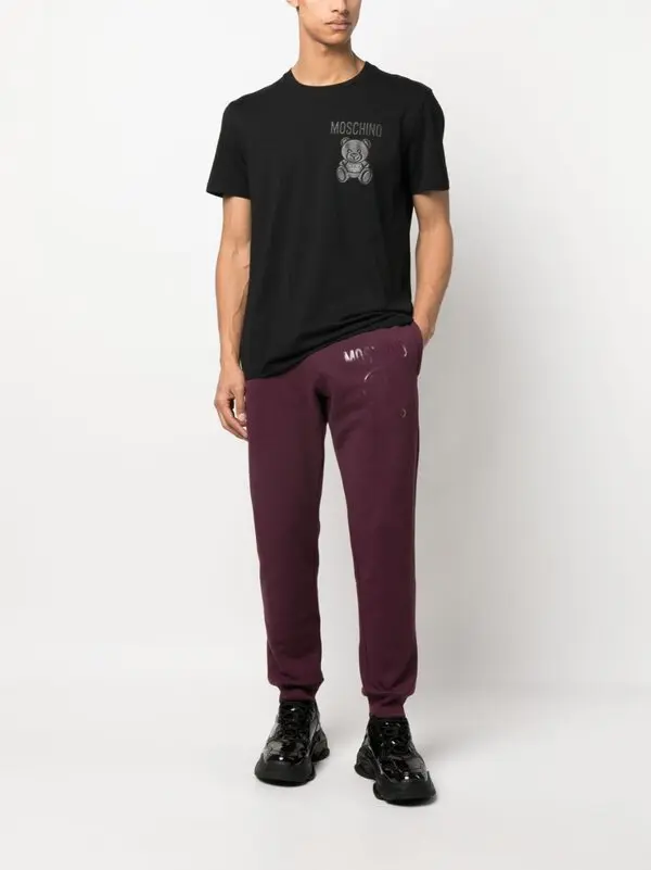Moschino Logo-print Cotton Track Pants