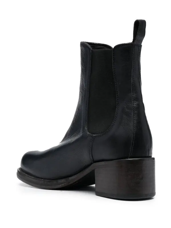 Moma 50mm Leather Chelsea Boots - Blue