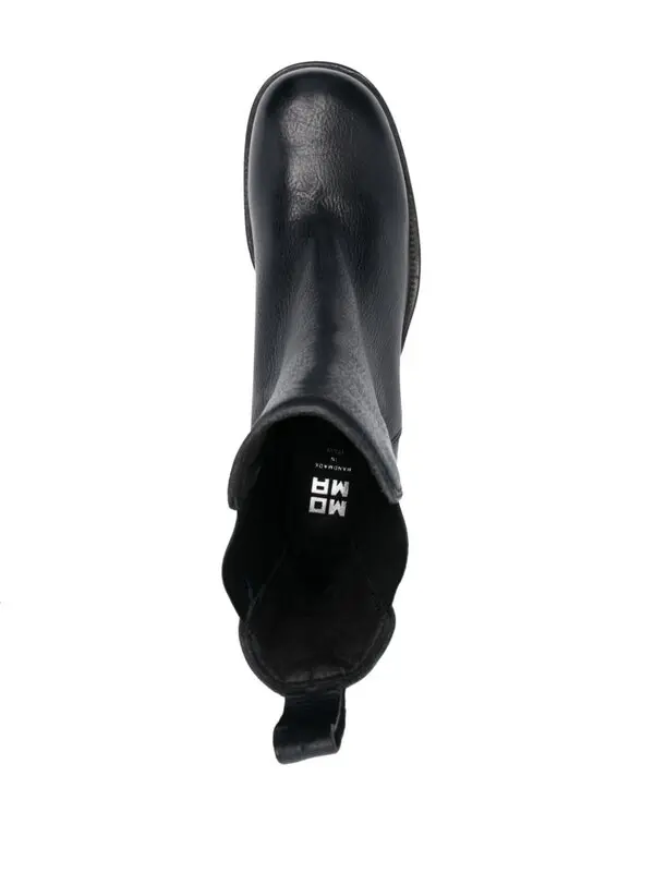 Moma 50mm Leather Chelsea Boots - Blue