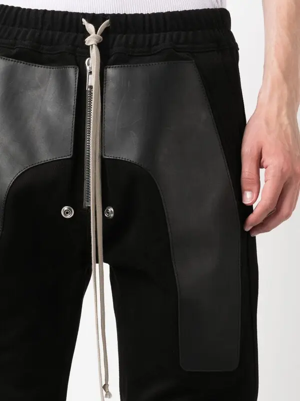 Rick Owens Larry Cargo Cotton Joggers - Black | Editorialist