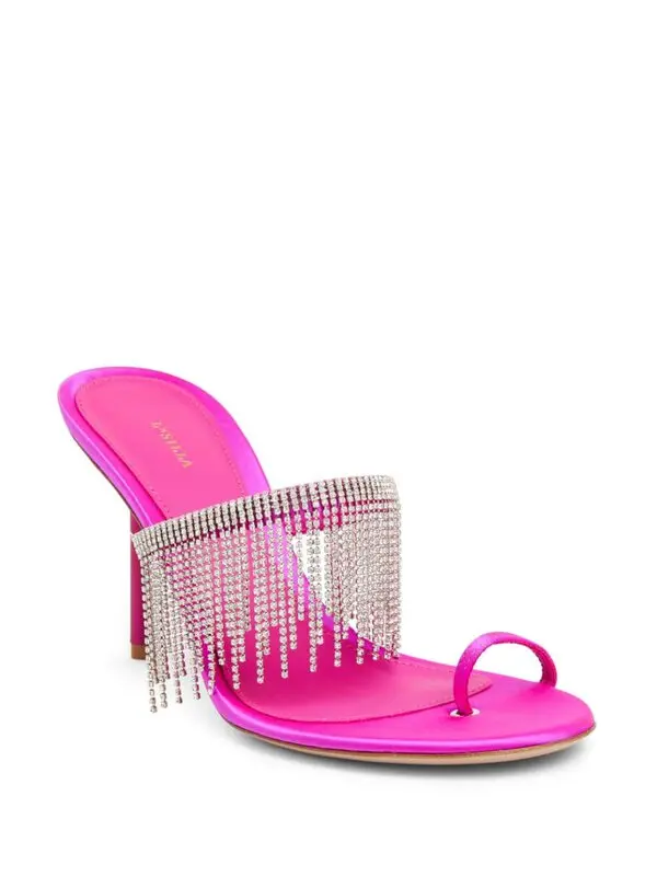 LE SILLA The Jewels 80mm Fringed Sandals