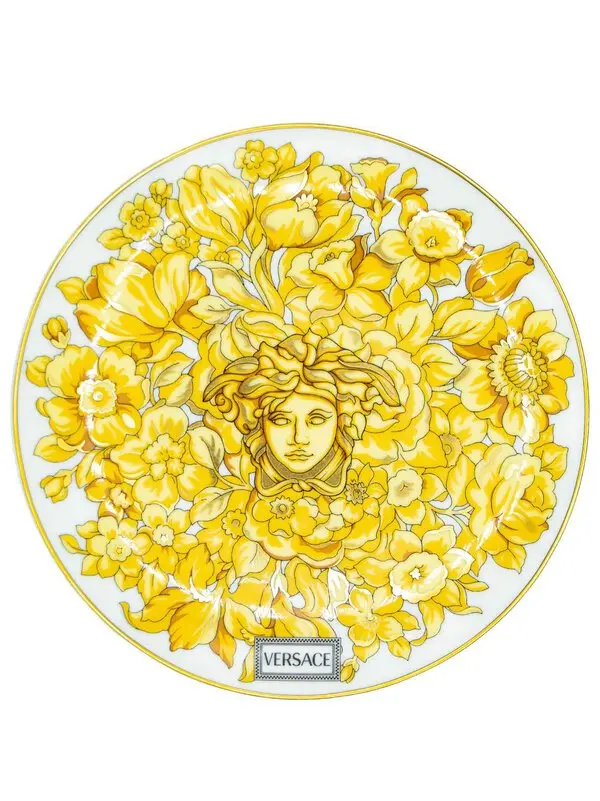 Versace Small Medusa Rhapsody Plate - White