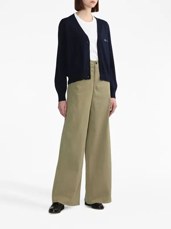 Rag & Bone Wide-leg Stretch-cotton Trousers