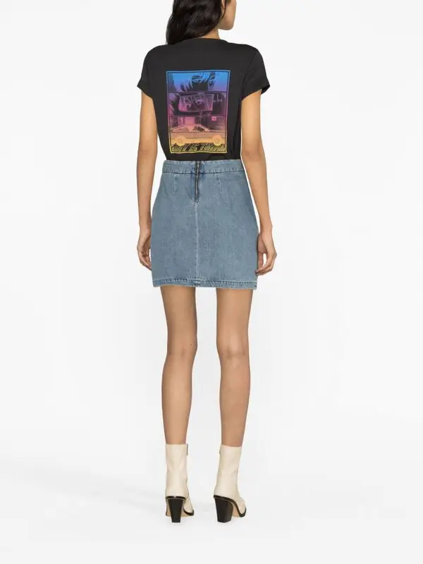 Zadig&Voltaire Julipe Denim Skirt - Blue
