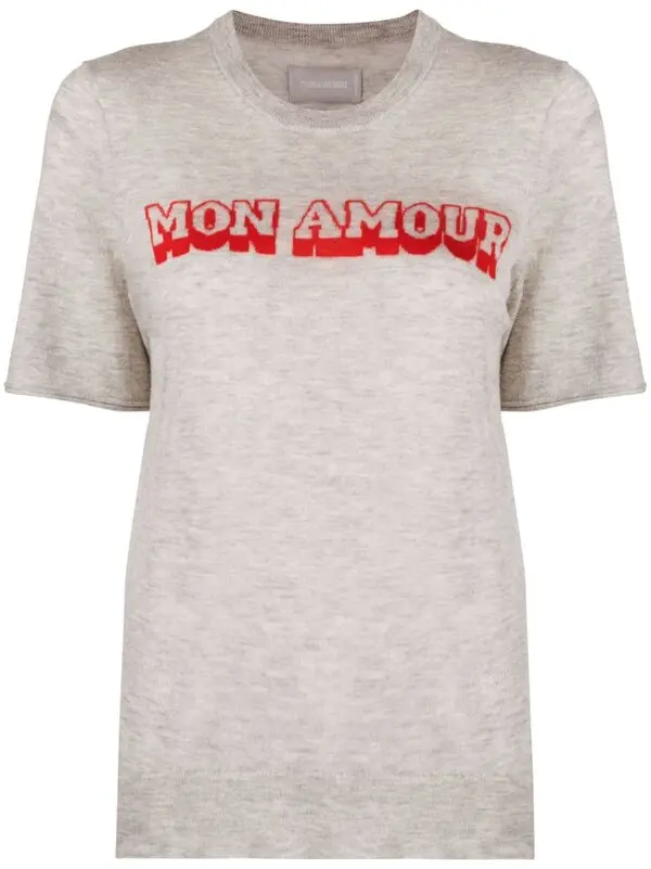 Zadig&Voltaire Mon Amour Jacquard Cashmere Sweater