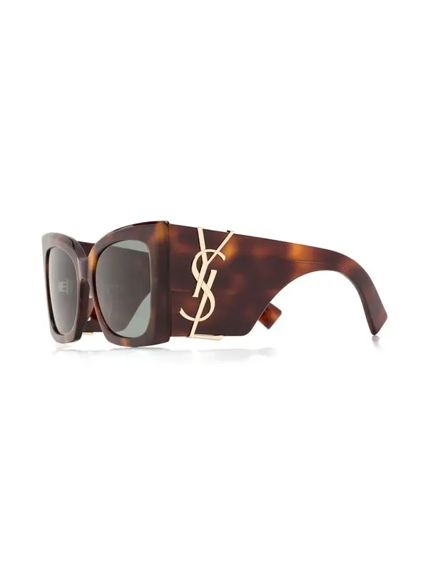 Saint Laurent Oversized Cat-eye Sunglasses - Brown
