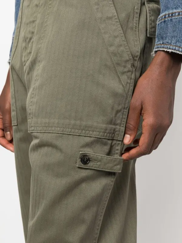 FORTELA Jerry Straight-leg Cotton Trousers - Green
