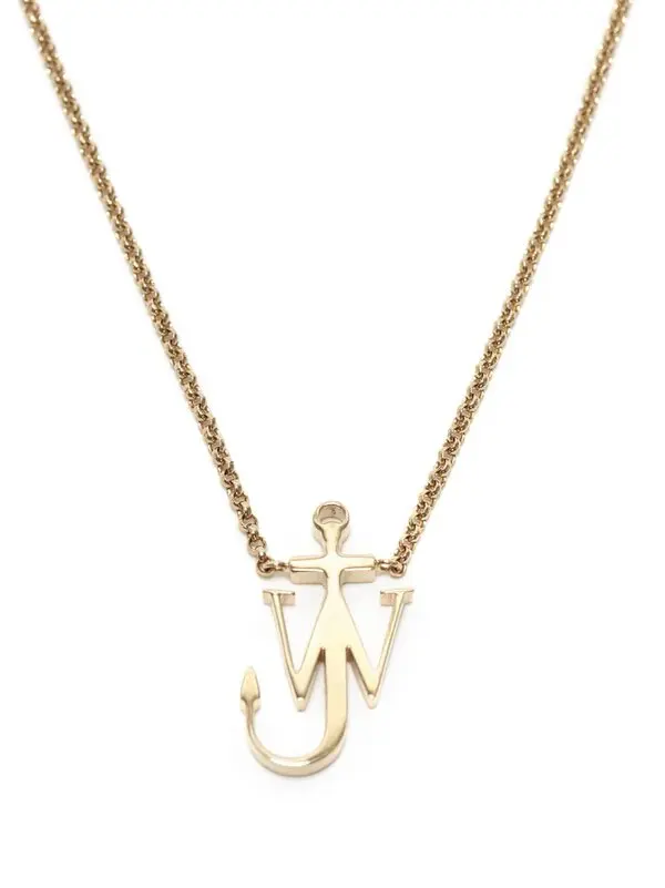 JW Anderson Anchor Pendant Necklace - Gold