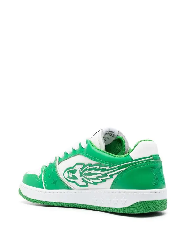 ENTERPRISE JAPAN Rocket Panelled Leather Sneakers - White