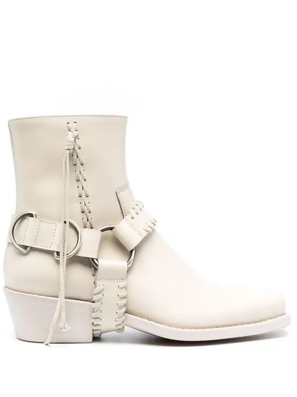 BUTTERO® Dalton 45mm Biker Boots - Neutrals