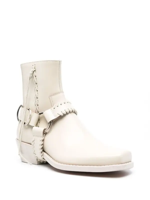 BUTTERO® Dalton 45mm Biker Boots - Neutrals