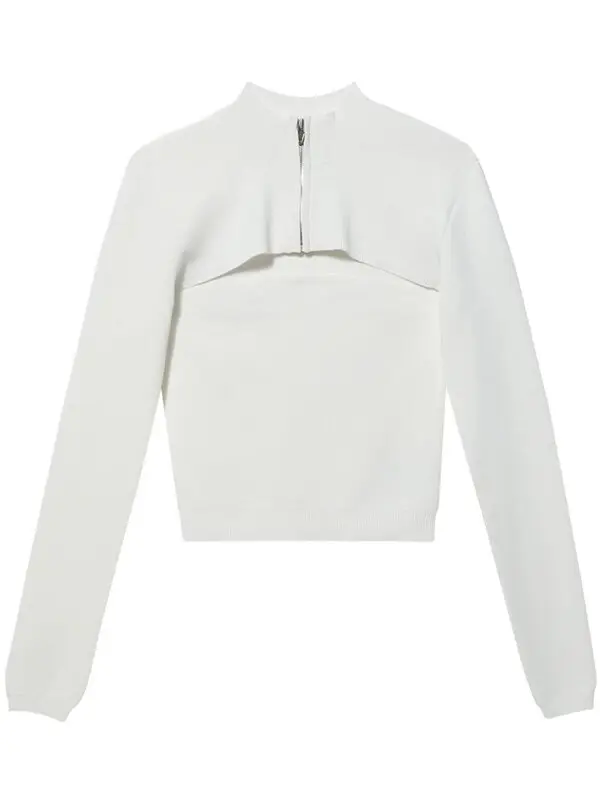 JUUN.J High-neck Zipped Jumper