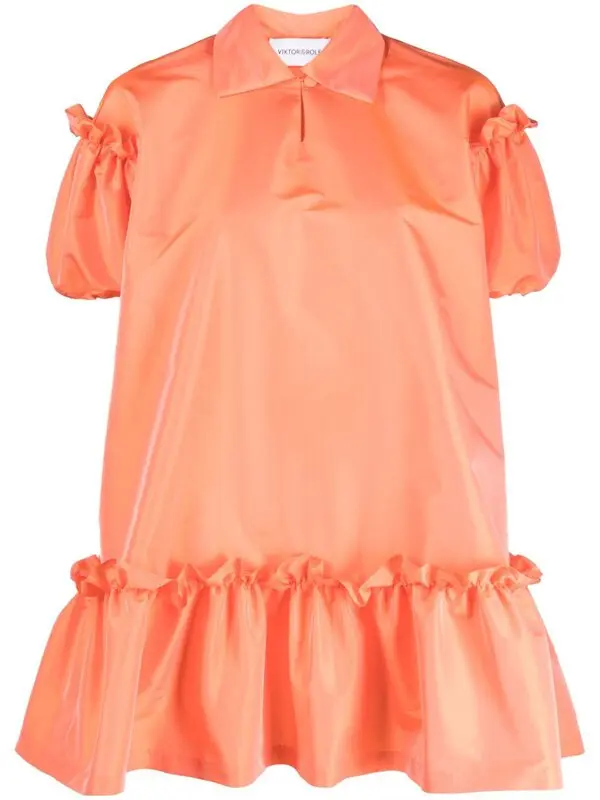 Viktor & Rolf Ruffle-trim Mini Dress