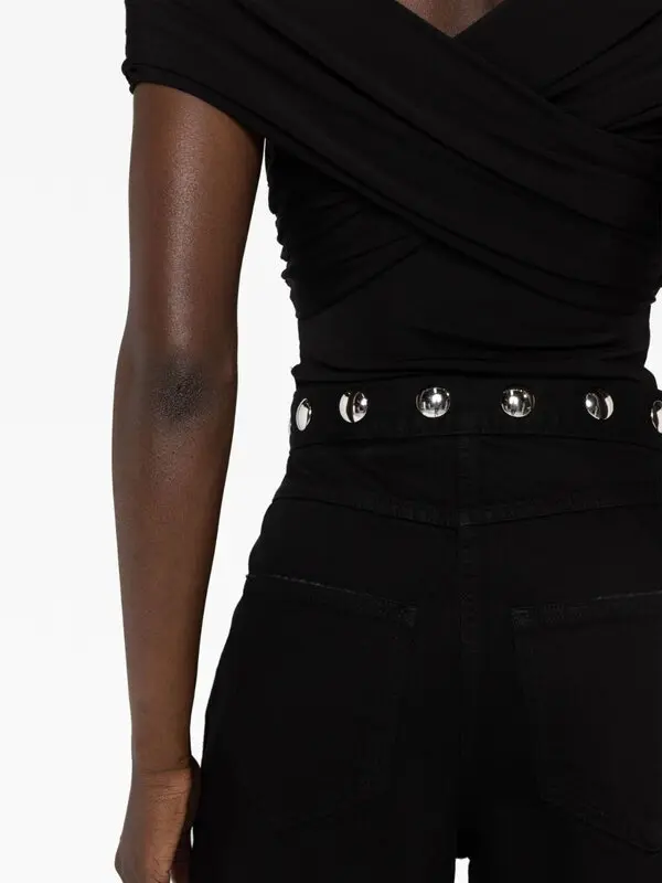Khaite Stud-detail Cropped Jeans