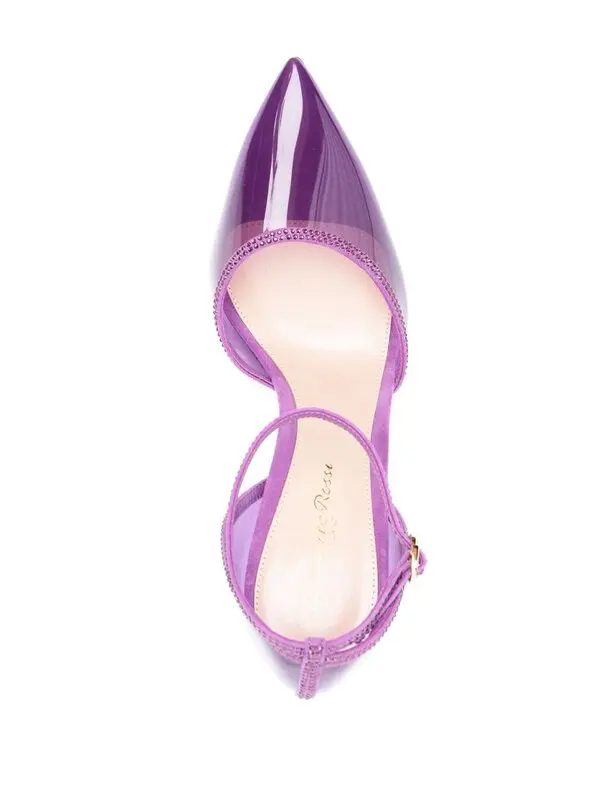 GIANVITO ROSSI Crystal Sabin 110mm Pumps