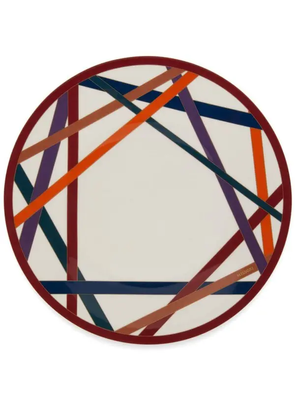 Missoni Graphic-print Dessert Plate - White
