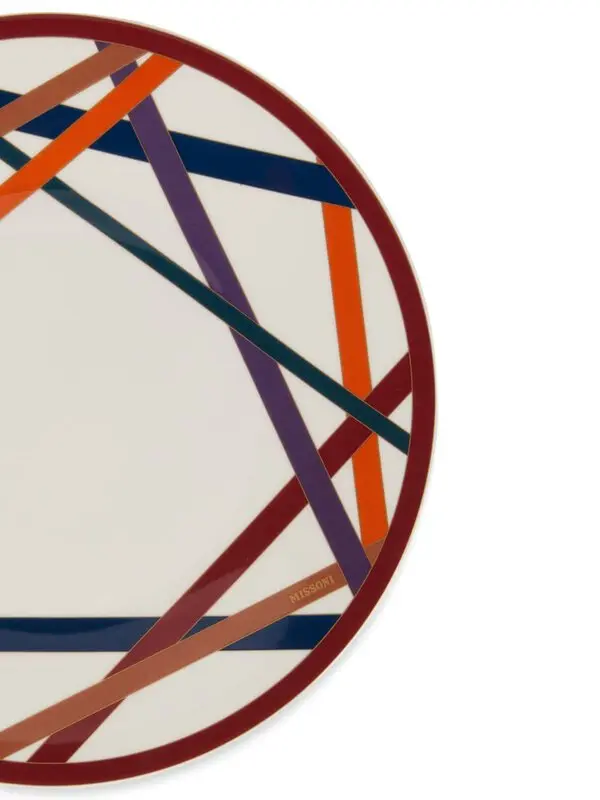 Missoni Graphic-print Dessert Plate