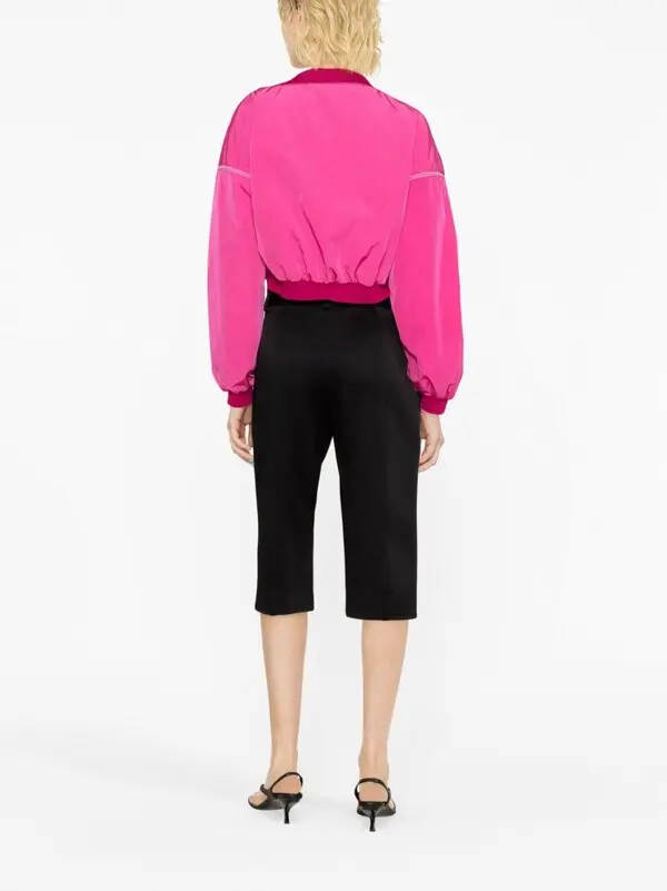 TOM FORD Logo-print Cropped Bomber Jacket