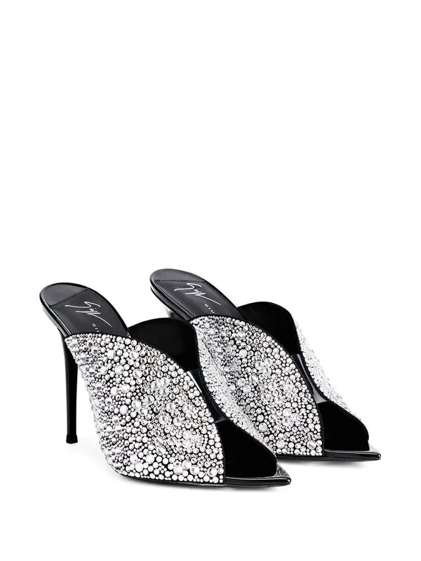 GIUSEPPE ZANOTTI 105mm Intriigo Sparkle Sandals