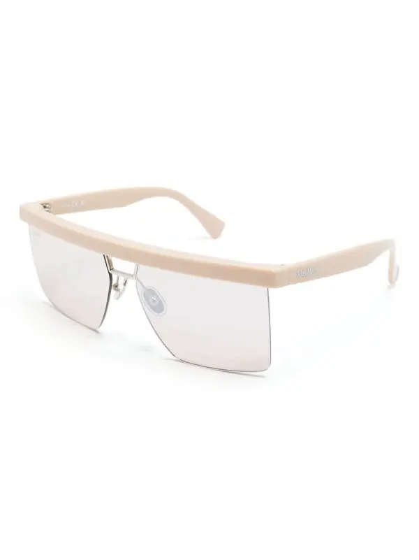 Max Mara Rectangle-frame Sunglasses