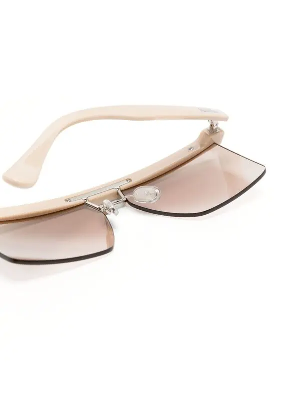 Max Mara Rectangle-frame Sunglasses