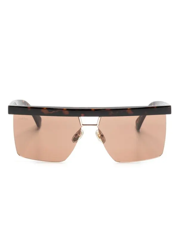 Max Mara Square-frame Sunglasses - Brown