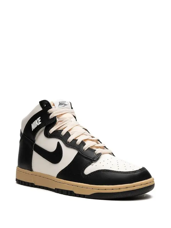 Nike Dunk High Retro Vintage Panda Sneakers - Black