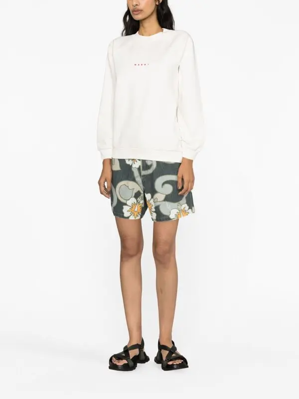 Marni Logo-print Cotton Sweatshirt