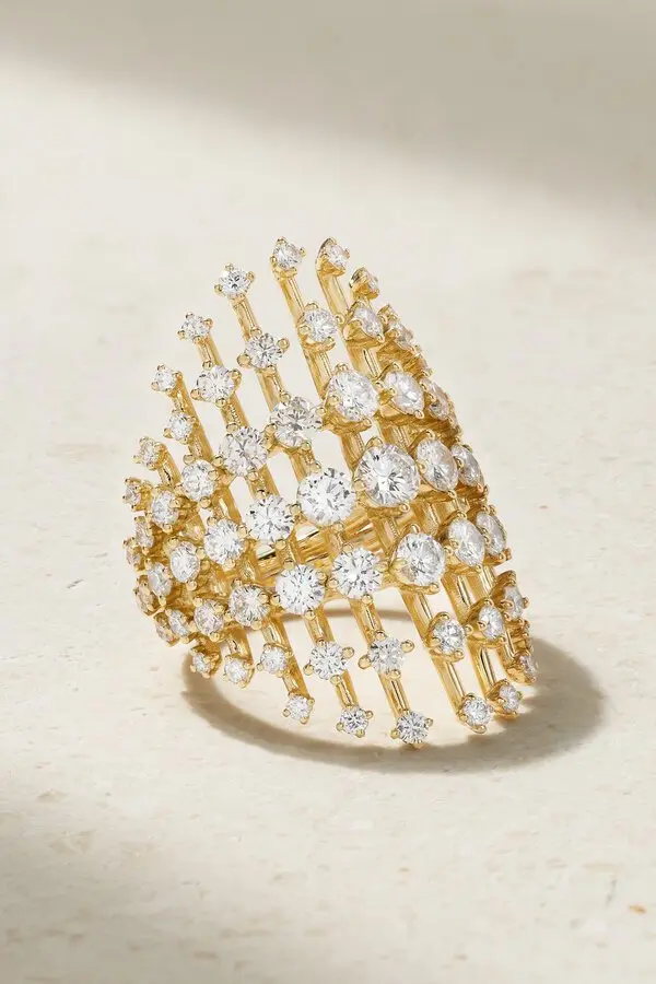 Fernando Jorge Disco Medium 18-karat Diamond Ring - Gold
