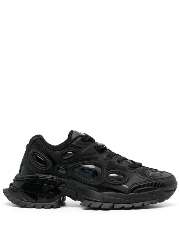 ROMBAUT Chunky-sole Lace-up Sneakers - Black