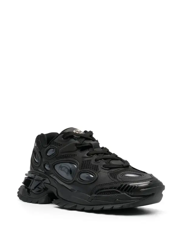 ROMBAUT Chunky-sole Lace-up Sneakers - Black