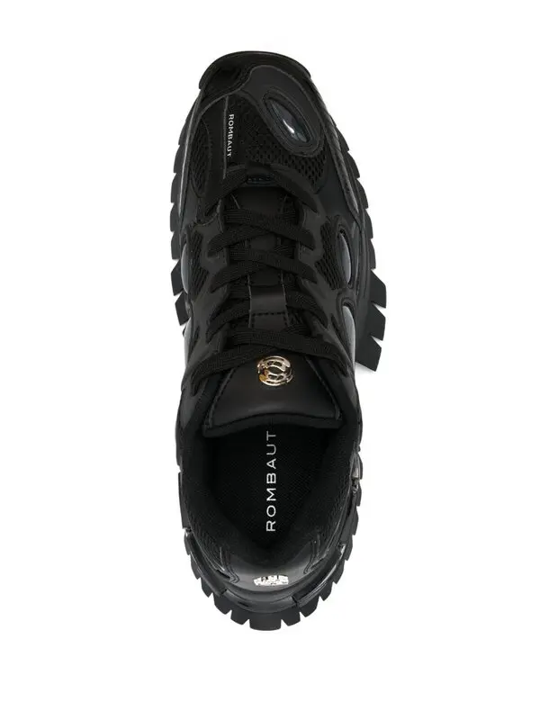 ROMBAUT Chunky-sole Lace-up Sneakers - Black