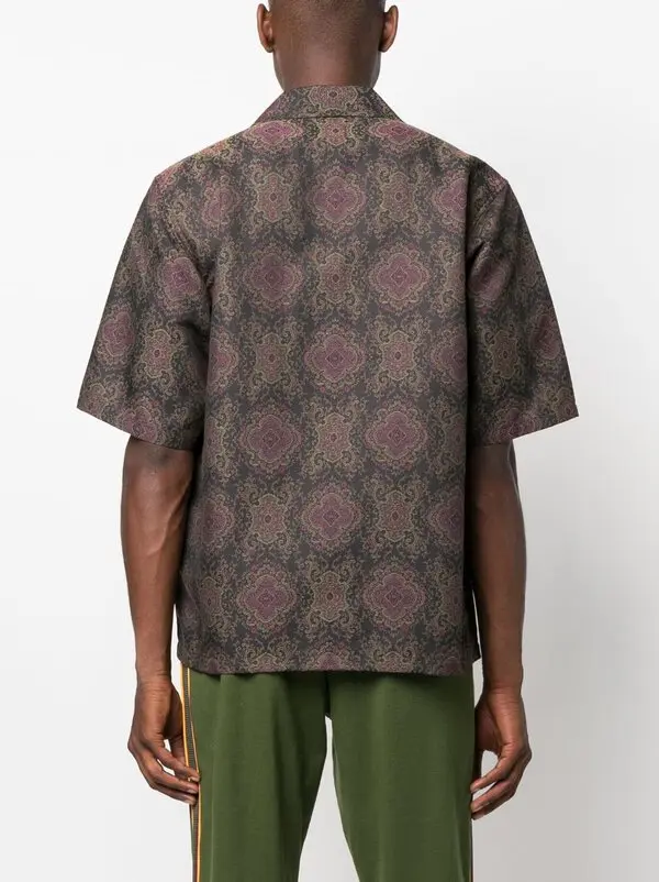Needles Geometric-pattern Short-sleeved Shirt
