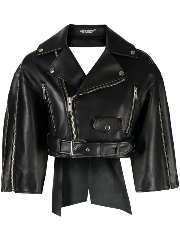 UNDERCOVERISM Cut-out Biker Jacket - Black