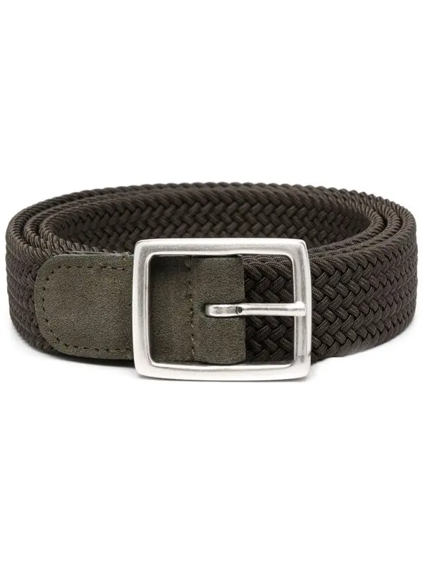 DELL'OGLIO Mastic Elasticated Belt - Green