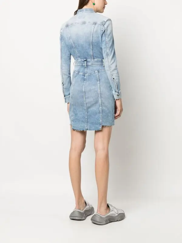 Dsquared2 Button-up Denim Shirt Dress