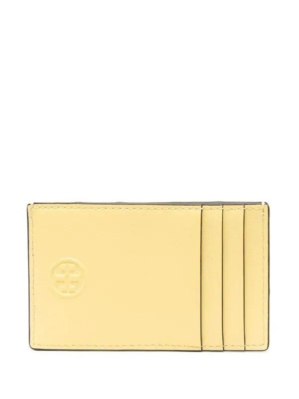 Tory Burch Fleming Diamond-pattern Cardholder - Yellow