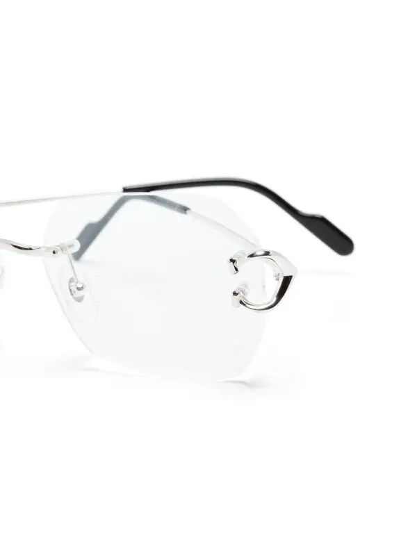 Cartier Santos De Rectangle Glasses