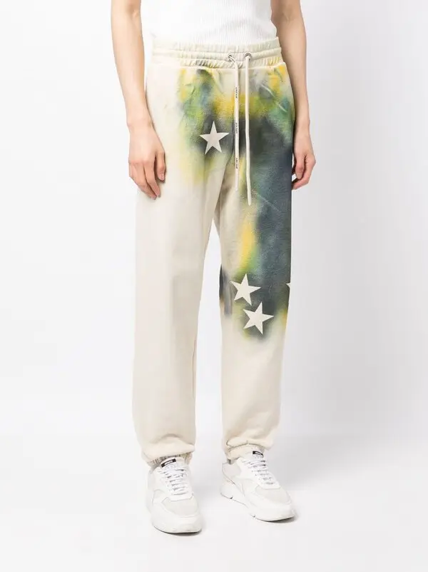 Palm Angels Star-print Cotton Track Pants
