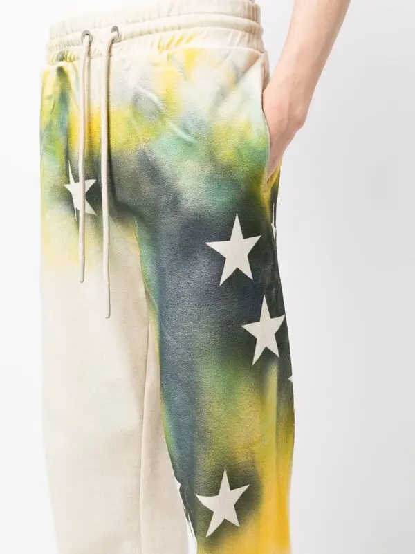 Palm Angels Star-print Cotton Track Pants