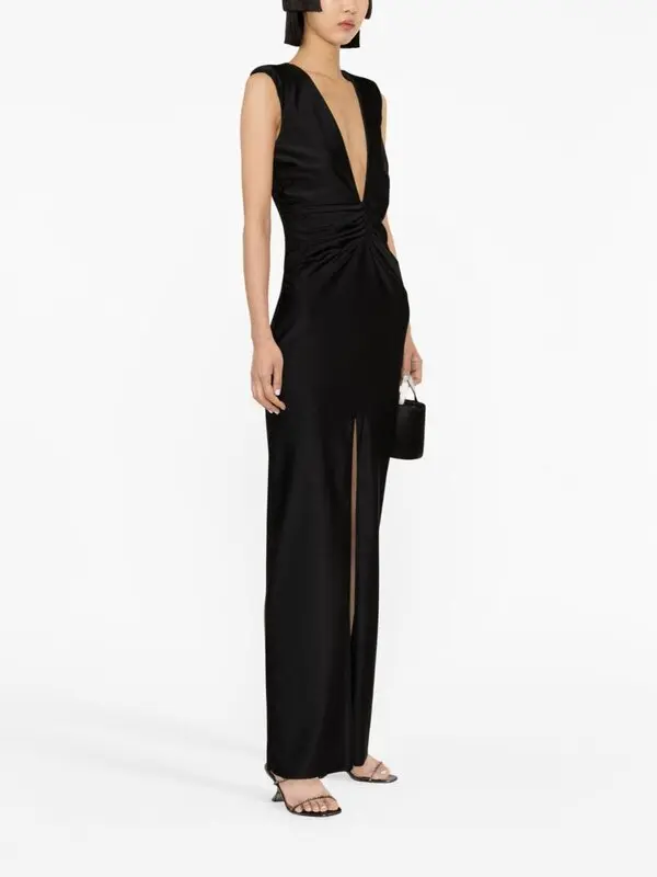 Amen Ruched-effect Maxi Dress
