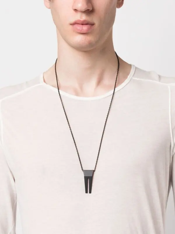 Rick Owens Open Trunk Charm Necklace