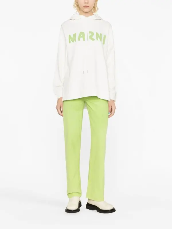 Marni Logo-print Cotton Hoodie
