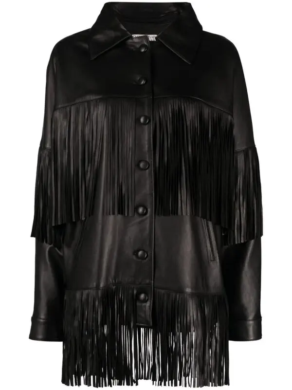 DANCASSAB Loretta Fringed Leather Jacket