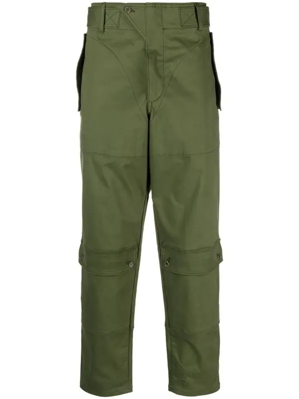 Moschino Multi-pocket Cotton Straight Trousers