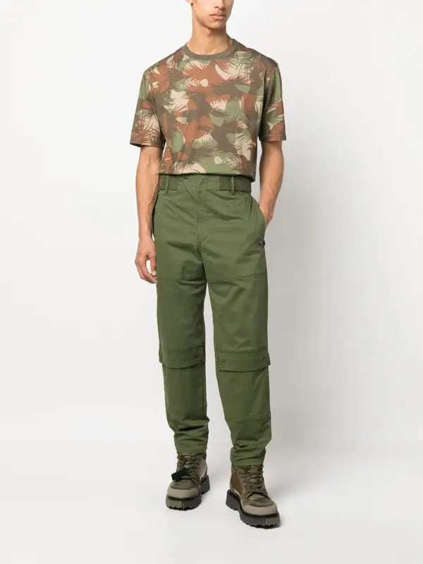 Moschino Multi-pocket Cotton Straight Trousers