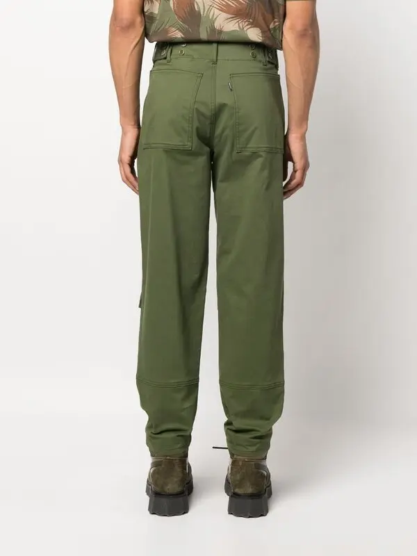 Moschino Multi-pocket Cotton Straight Trousers