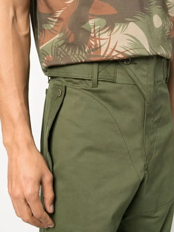 Moschino Multi-pocket Cotton Straight Trousers